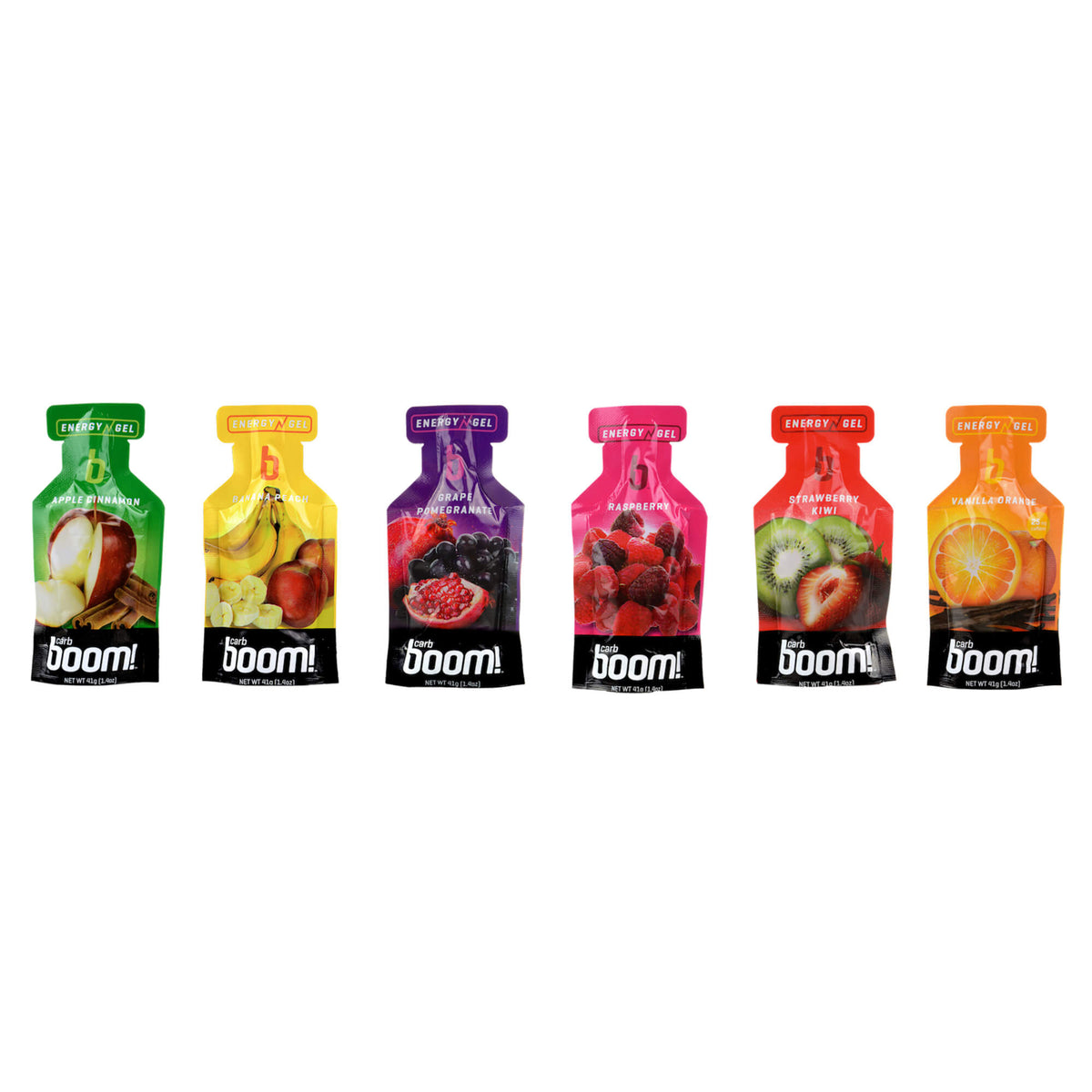 Carb Boom! Energy Gel Sample 6-Pack – Boom Nutrition Inc.